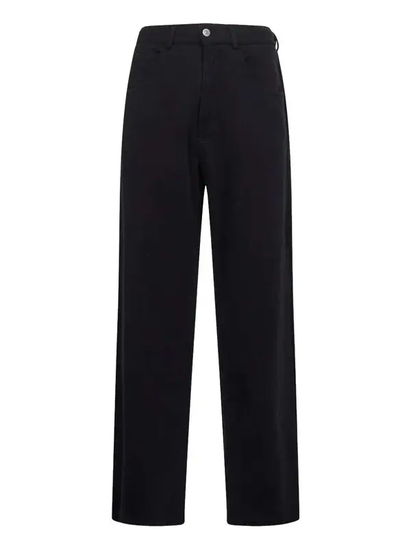 MAISON MARGIELA Cotton Trousers - Black
