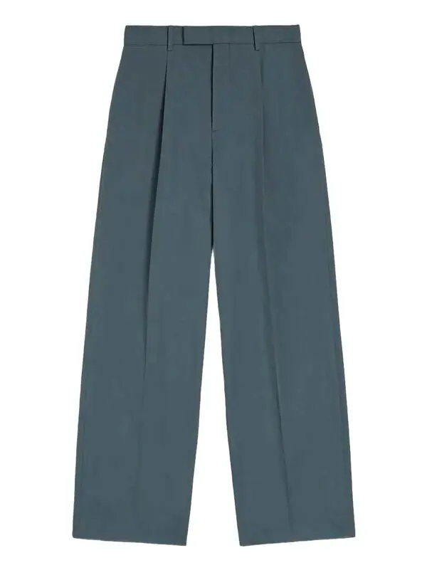 MAISON MARGIELA Cotton Trousers - Blue
