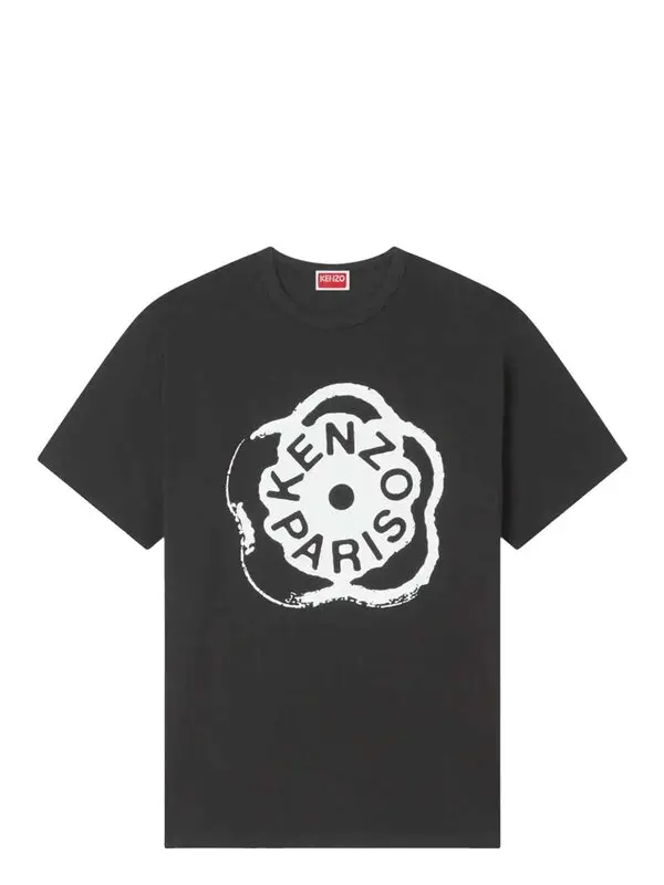 Kenzo Boke Flower 2.0" Loose-fitting Cotton T-shirt - Black