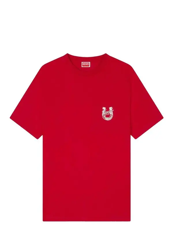 Kenzo Lunar New Year Cotton T-shirt - Red
