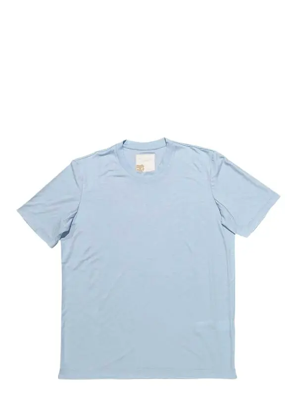 TOM FORD Crew-neck, Short-sleeved T-shirt - Blue