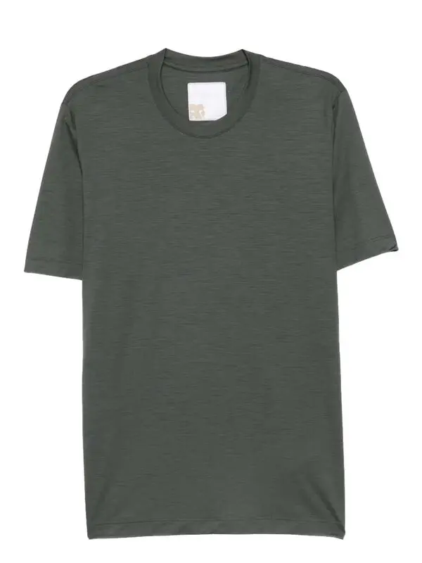 TOM FORD Crew-neck, Short-sleeved T-shirt - Green