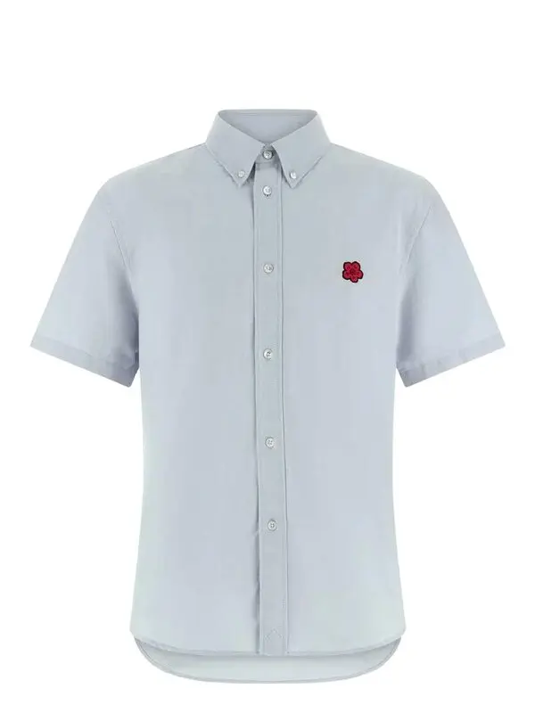 Kenzo Oxford Cotton Shirt - Blue