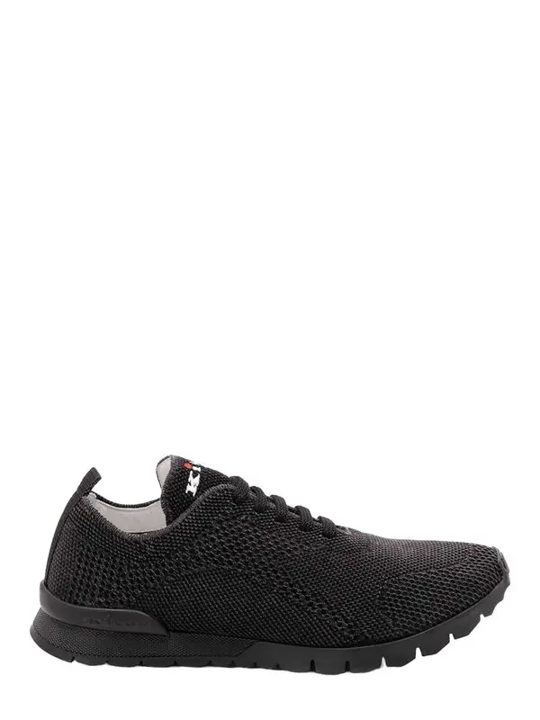 UMA WANG Eleventy Lace-up Sneakers With Perforated Panels - Black