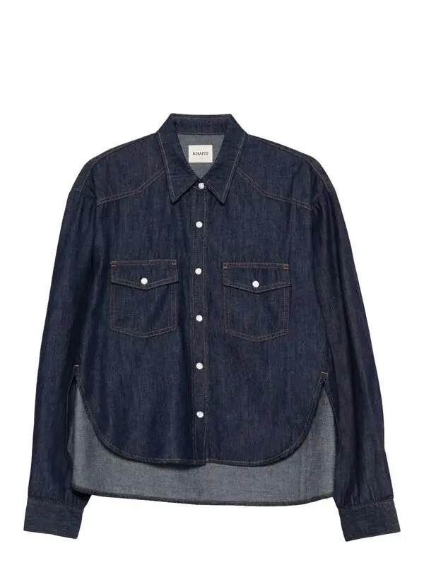 Khaite Grenon Shirt With Applique - Blue