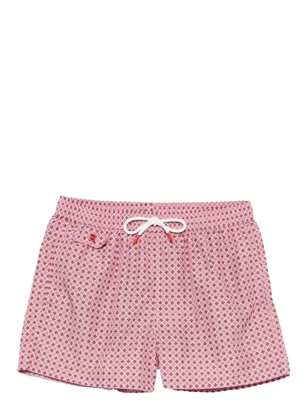 Kiton Geometric Print Swimsuit - Multi