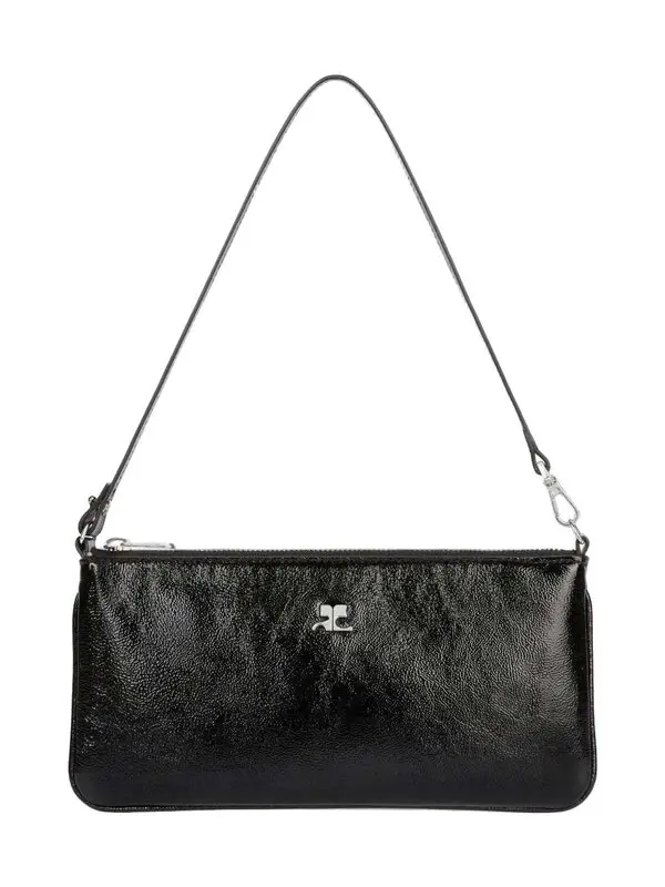COURREGES Pouch With Appliqu - Black