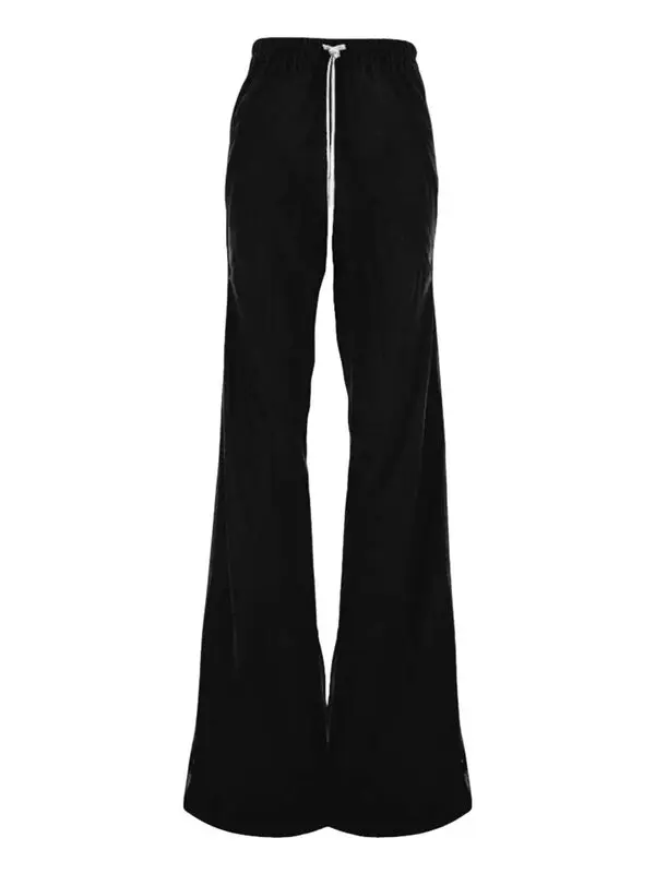 Rick Owens Wide-leg Silk Drawstring Pants - Black