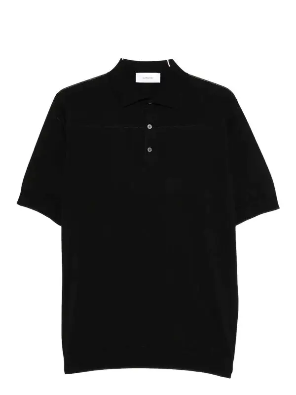 LARDINI S Polo Shirt - Black