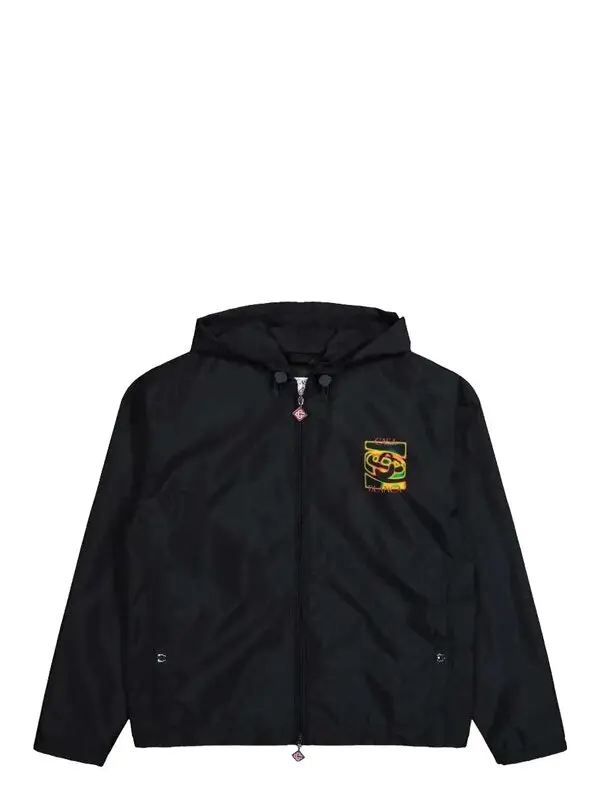 Casablanca Ripstop Hooded Jacket - Black