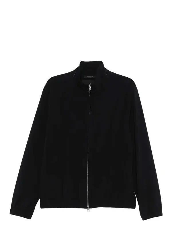 Casablanca Zip-up Jacket With Pointed Collar - Black