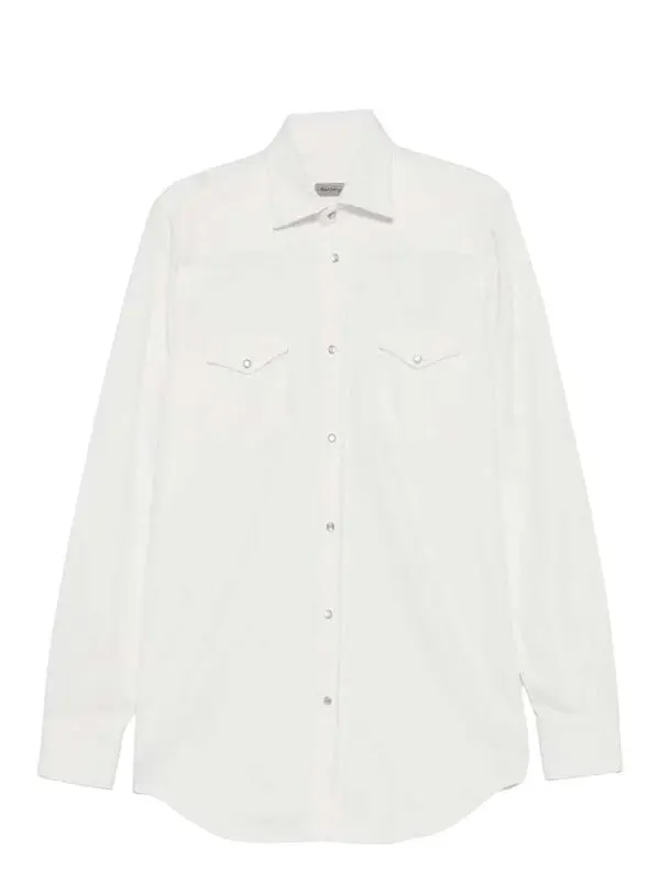 LARDINI Button-down Shirt - White