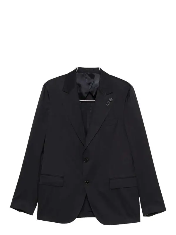 LARDINI Single-breasted Cotton Suit - Blue