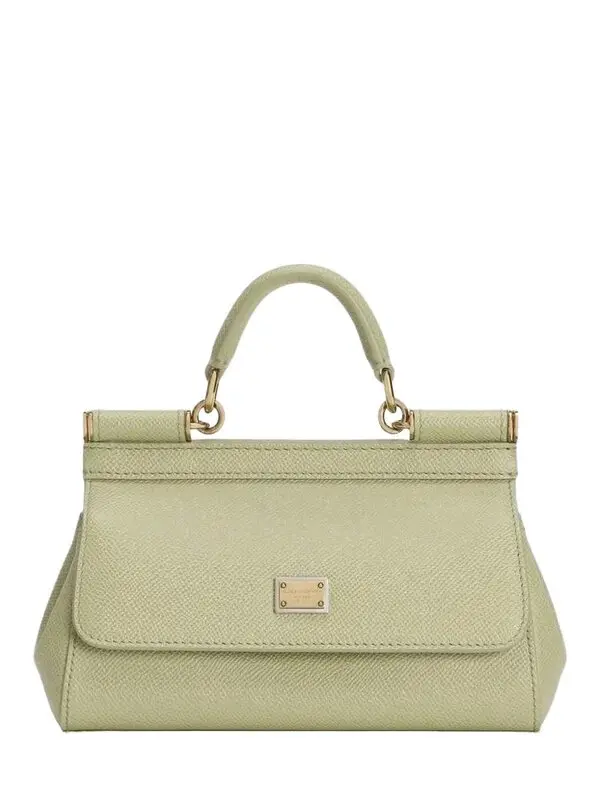 Dolce & Gabbana Logo Plaque Tote Bag - Green
