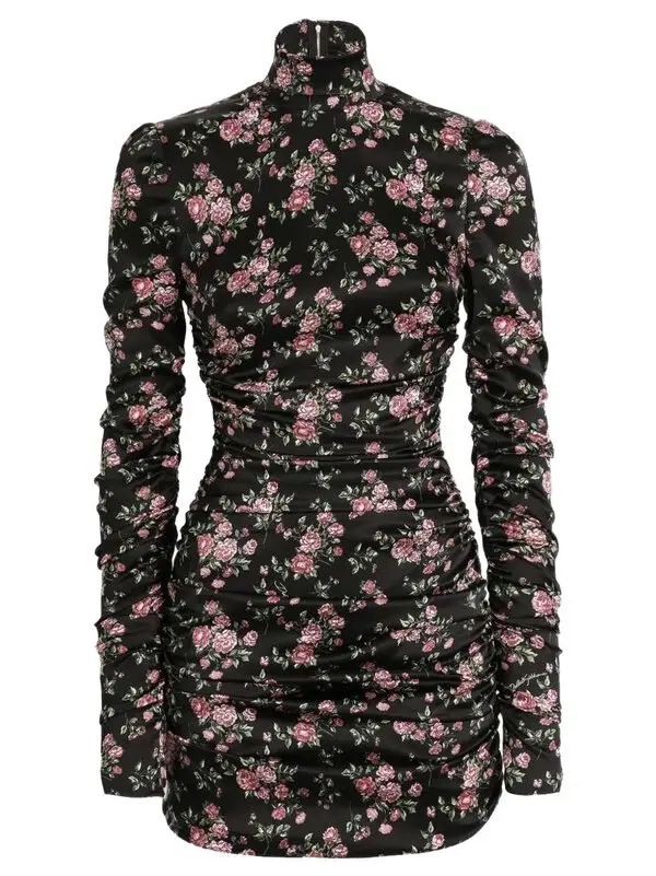 Dolce & Gabbana Short Floral Ruffled Dress - Multi