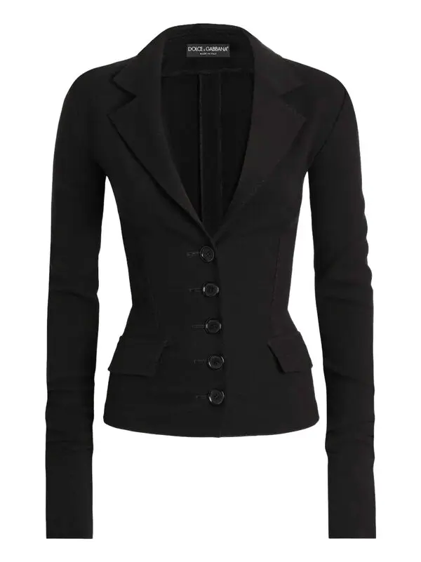 Dolce & Gabbana Single-breasted Jacket - Black