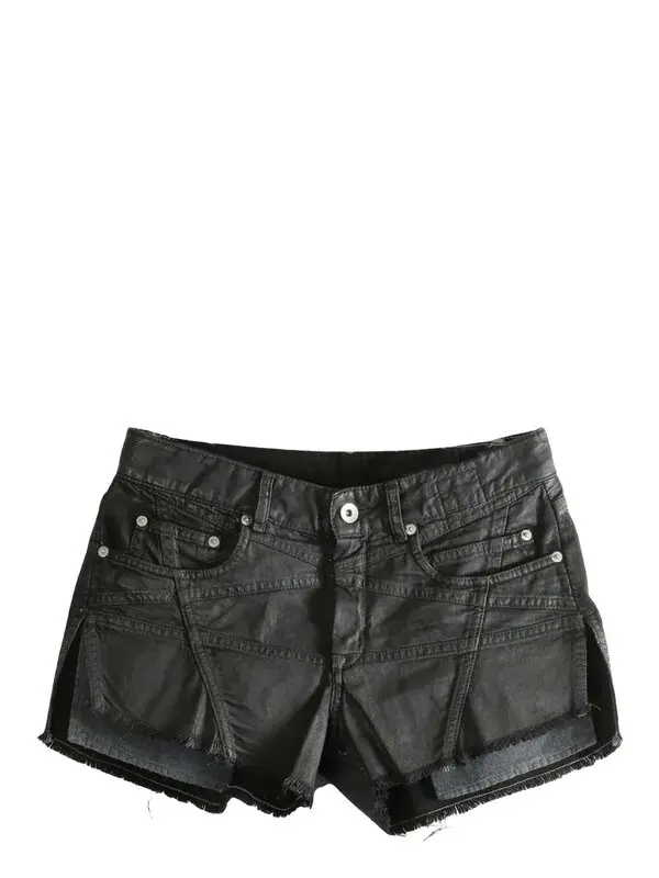 Rick Owens Fringed Shorts - Black