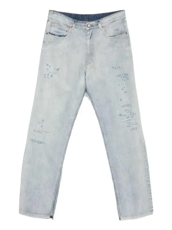 MAISON MARGIELA Light Distressed Jeans - Blue