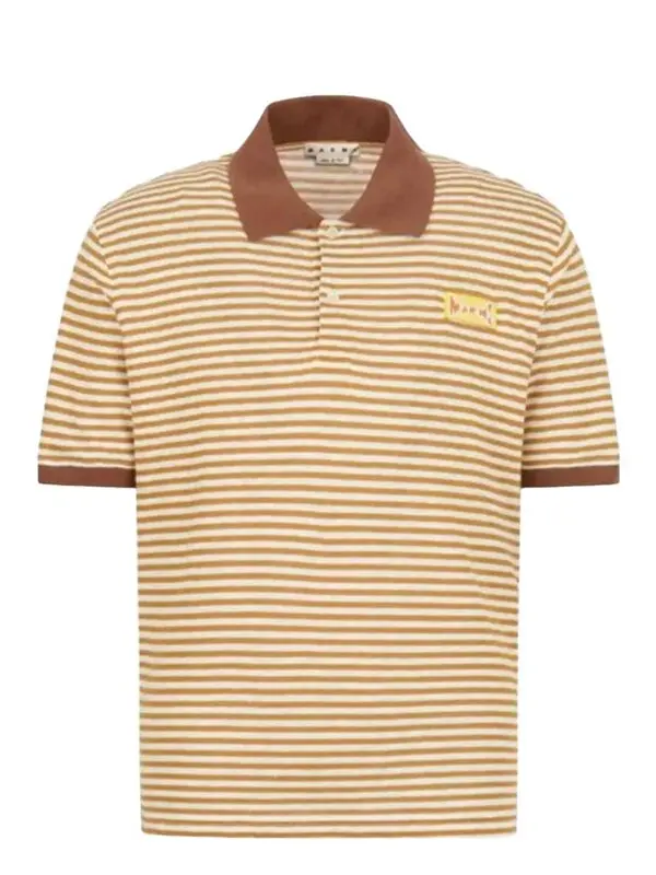 Missoni Striped Polo - Brown