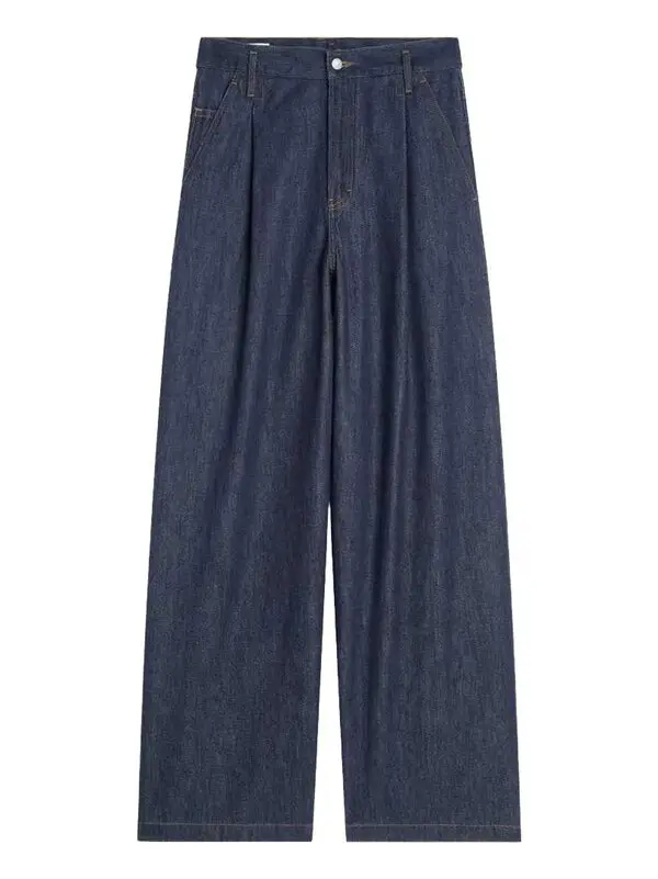 Dries Van Noten Pleated Jeans - Blue