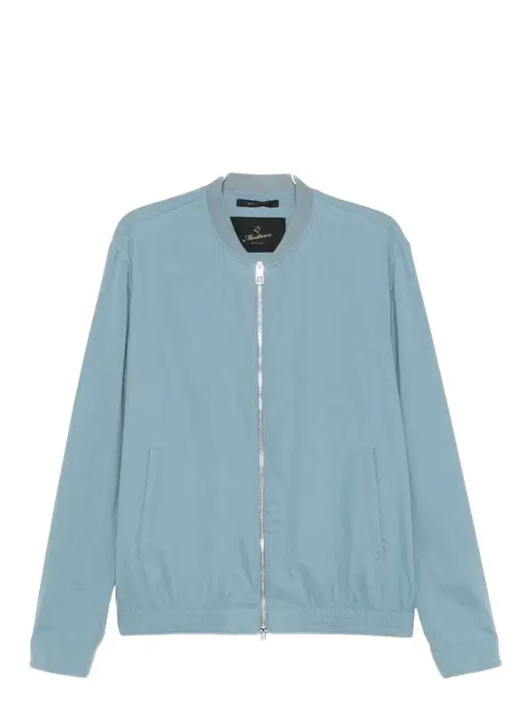 Rick Owens Zip-up Bomber Jacket - Blue