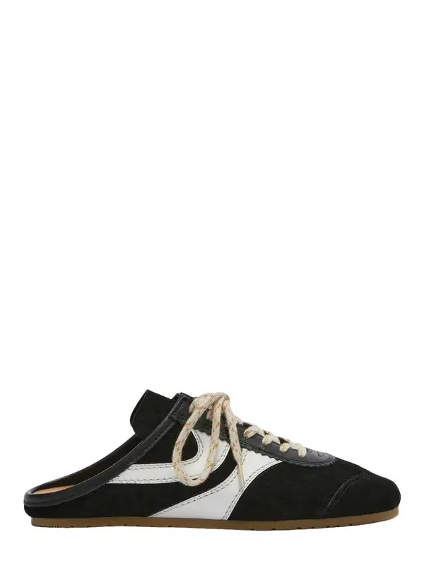 Dries Van Noten Lace-up Mules - Black