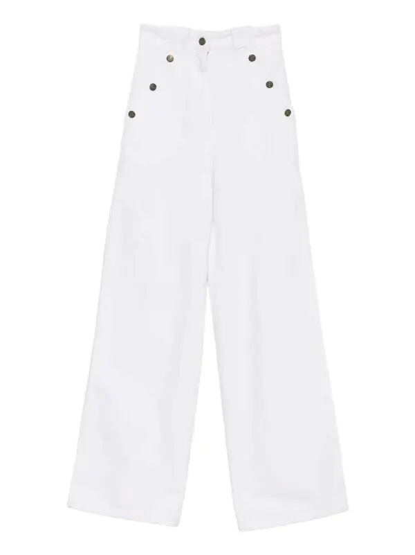Stella McCartney Wide-leg Trousers - White