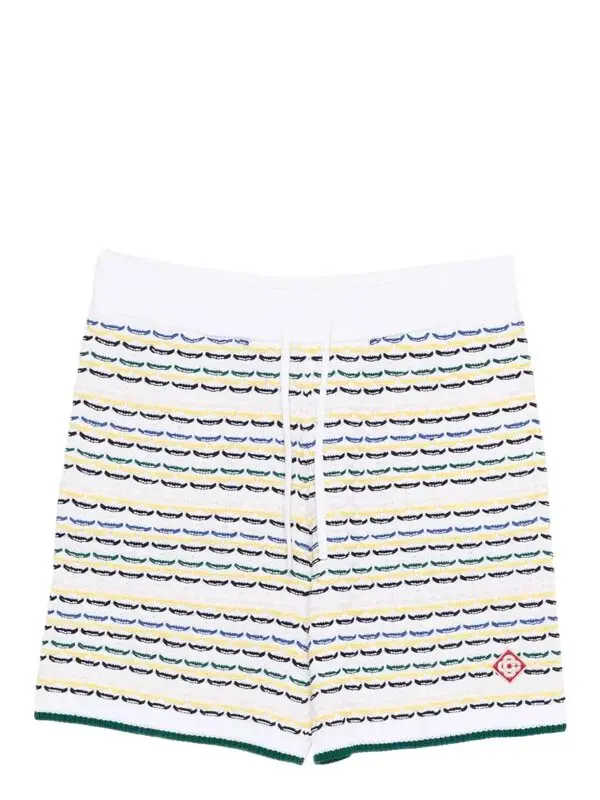 Casablanca Graphic Patterned Cotton Shorts - Multi