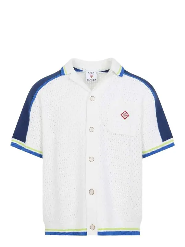 Casablanca Shirt With Embroidered Logo - Multi