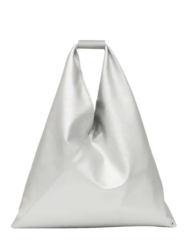MAISON MARGIELA Japanese Folded Triangular Tote Bag - Metallic