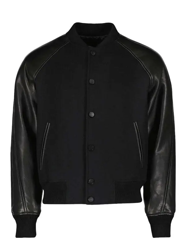 Givenchy Paneled Bomber Jacket - Black