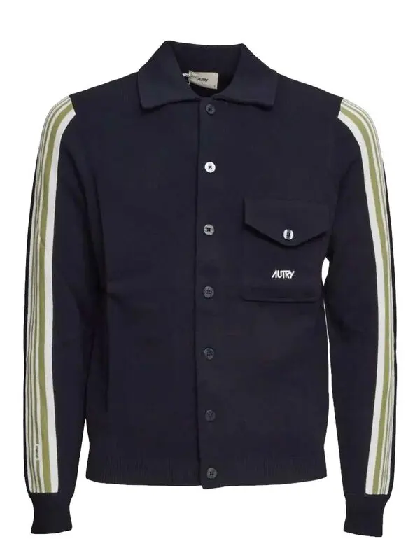 AUTRY Striped Jacket - Blue