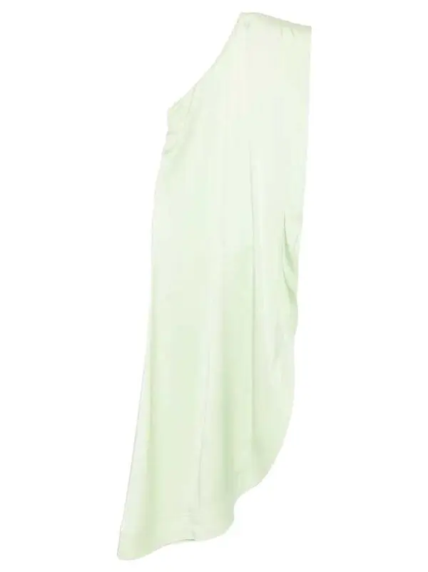 Rick Owens Long One-shoulder Dress - Green