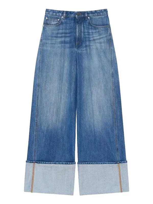 Marni Cuffed Jeans - Blue