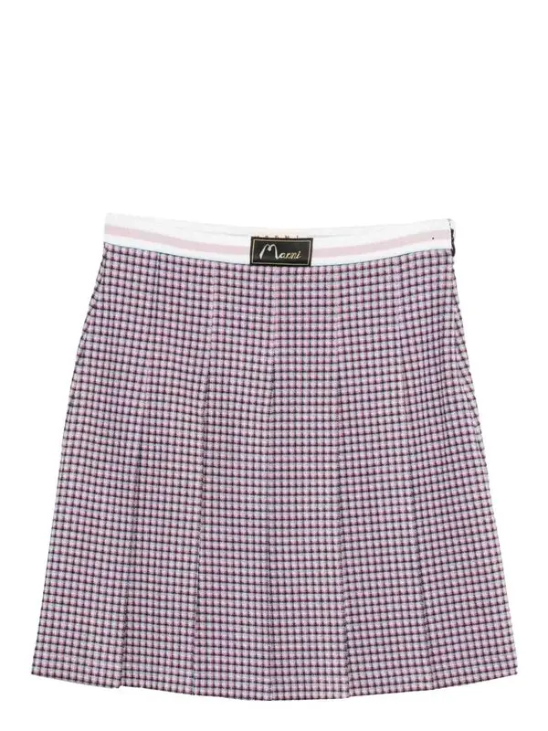 Marni Plaid Pleated Skirt - Multi