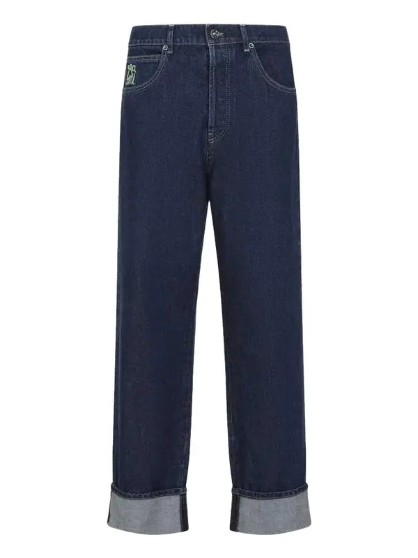Marni Embroidered Jeans - Blue