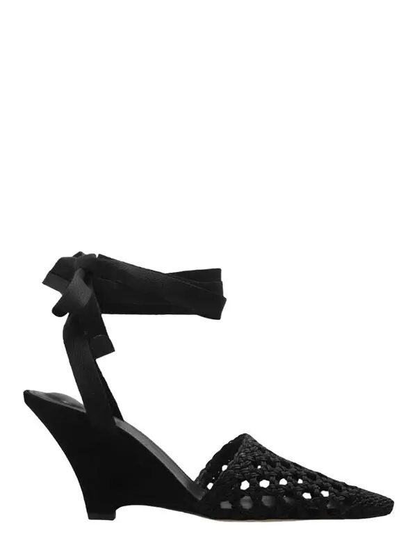 Jacquemus Les Espadrilles H Wedge Espadrilles - Black