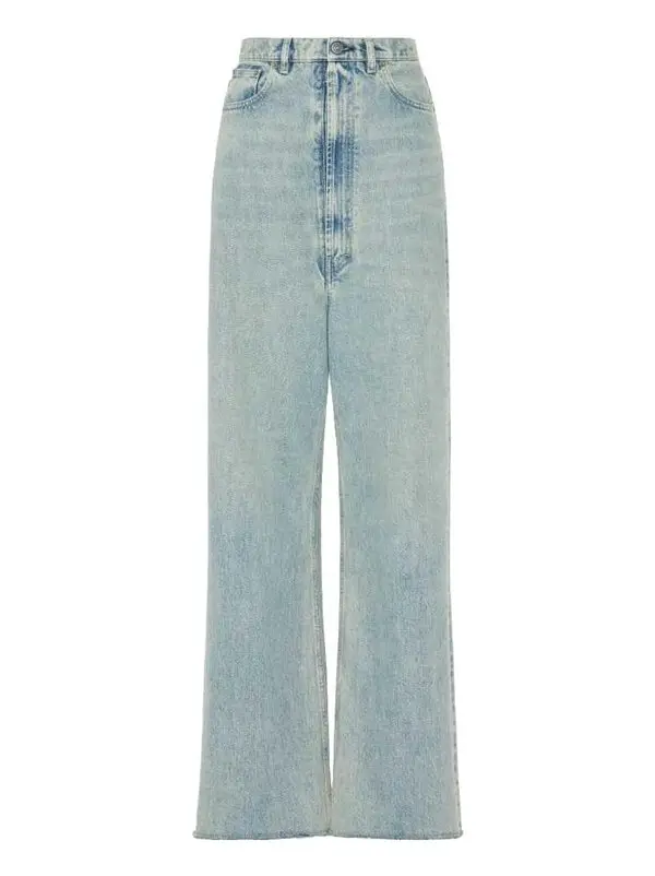 MAISON MARGIELA Indigo Wide-leg Jeans - Blue