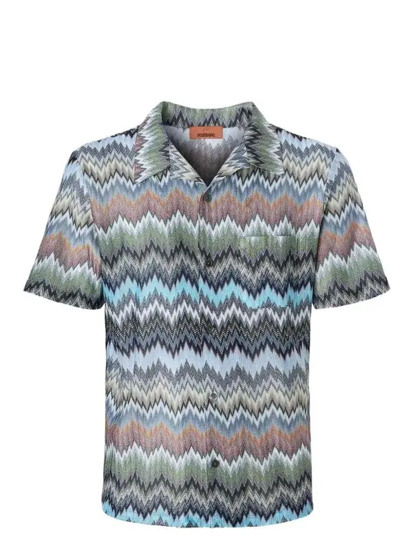 Missoni Short-sleeved Zigzag Shirt - Multi
