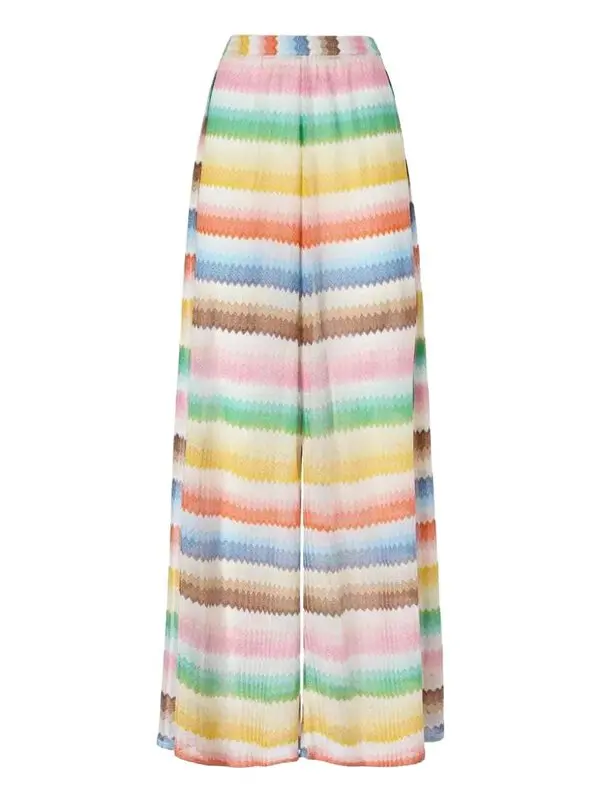Missoni Zigzag Slit Beach Pants - Multi