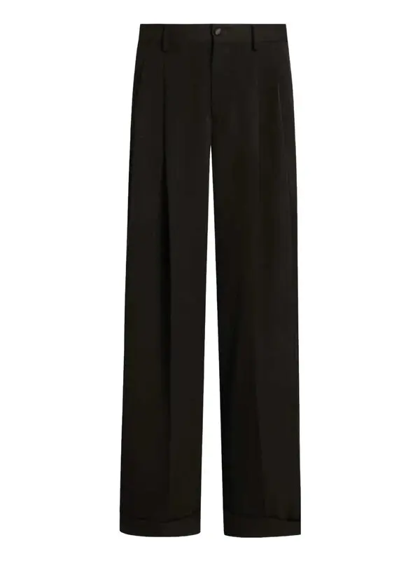 Dolce & Gabbana Cotton Organza Trousers - Black