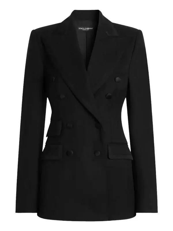 Brunello Cucinelli Sartorio Napoli Denim Jacket With Leather Collar - Black
