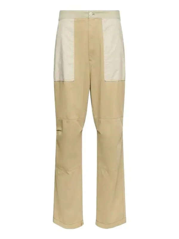 MAISON MARGIELA Straight Fit Paneled Pants - Green