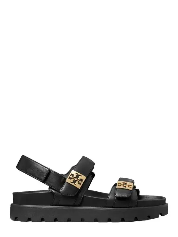 Tory Burch Mellow Sport Sandals With Logo Detail - Black
