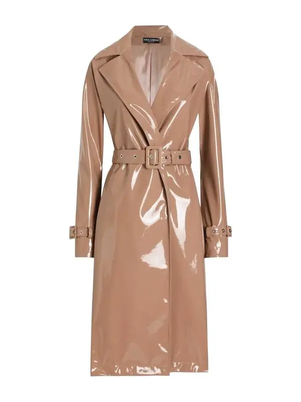 Dolce & Gabbana Belted Coat - Brown