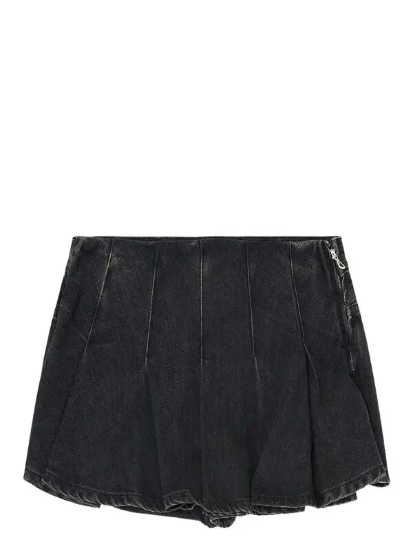 DIESEL® De-rox Pleated Shorts - Black