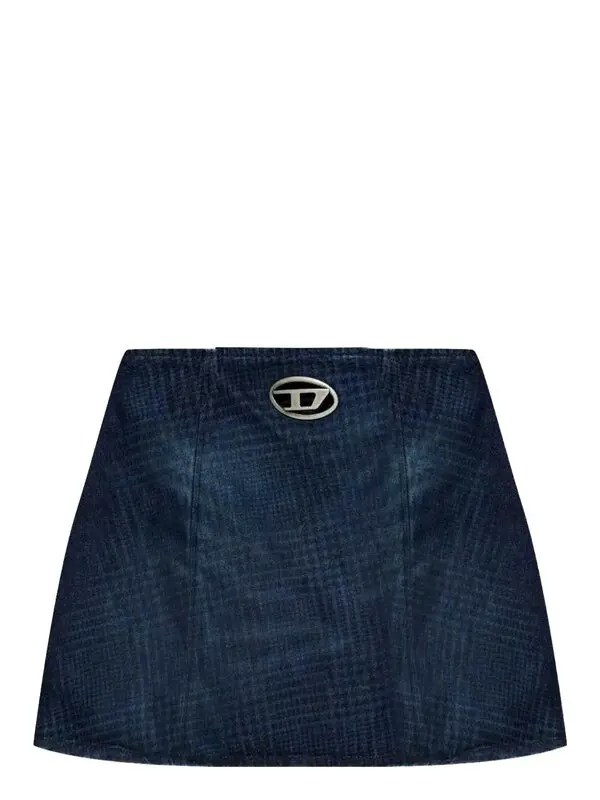 DIESEL® De-sweny-s1 Denim Miniskirt - Blue