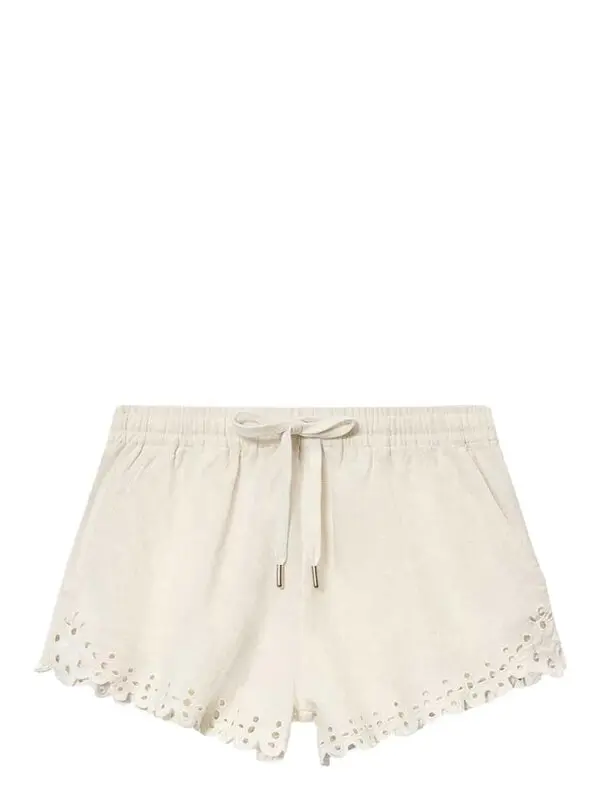 MARANT ETOILE Balyme Drawstring Shorts - White