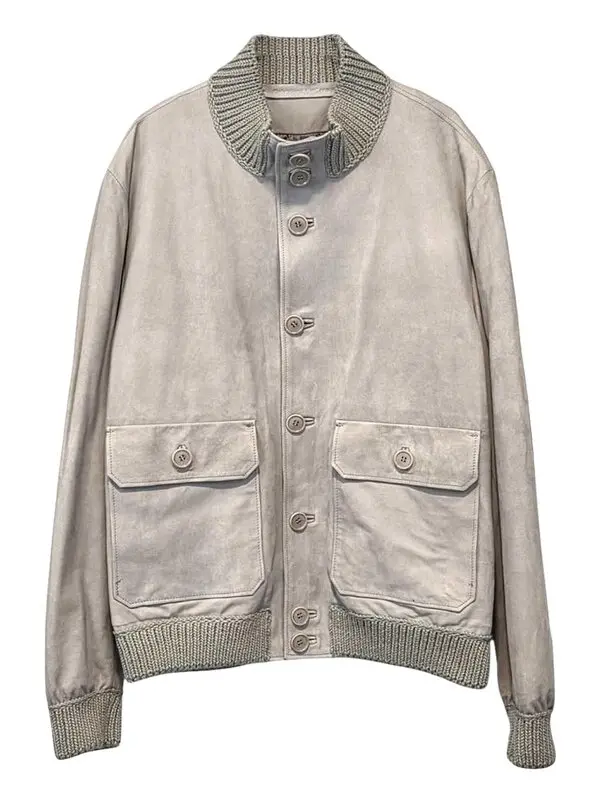 SALVATORE SANTORO Balmain Quilted Bomber Jacket - Brown