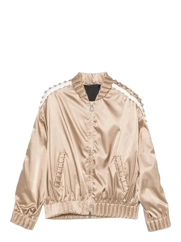 Balmain Quilted Bomber Jacket - Metallic